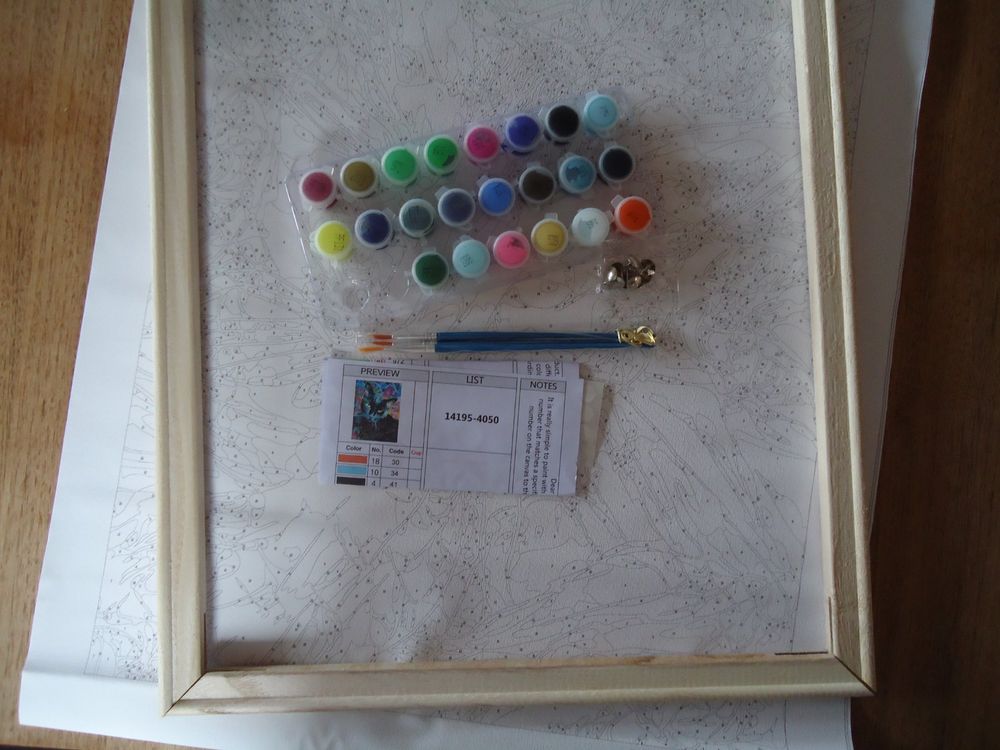 neu! Malen nach Zahlen, 40 x 50 cm, alles dabei + Rahmen | Kaufen auf Ricardo