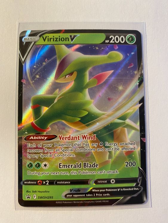 Pokemon Virizion V SWSH 295 EN (Neu (gemäss Beschreibung)) in Elgg für CHF 1.5 – mit Lieferung ...