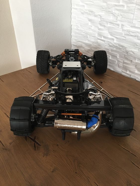 Hpi Baja Black Monster rc benzin modellauto alu tuning 1:5 (Gebraucht ...