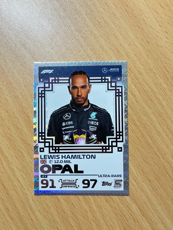 Topps Turbo Attax 2024 Ultra-Rare Lewis Hamilton | Kaufen auf Ricardo