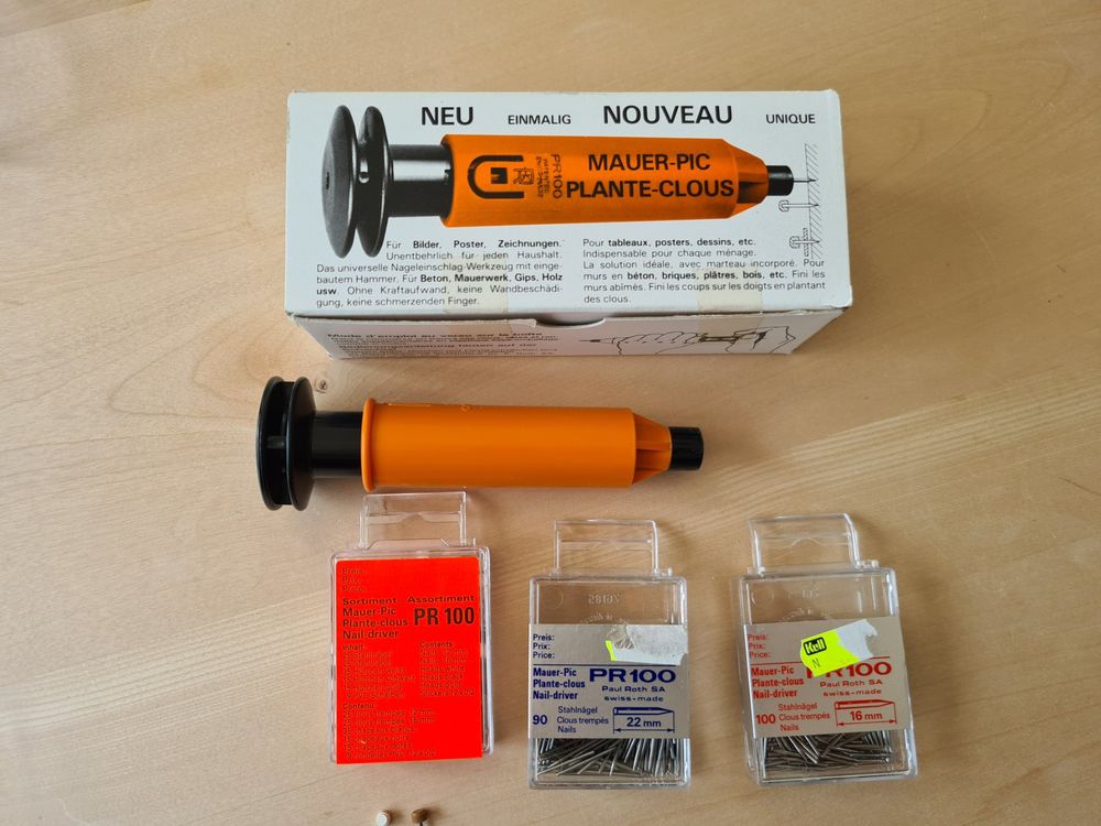 Mauer-Pic PR 100 - Nagelgerät z. Aufhängen von Bildern etc. (Neu ...
