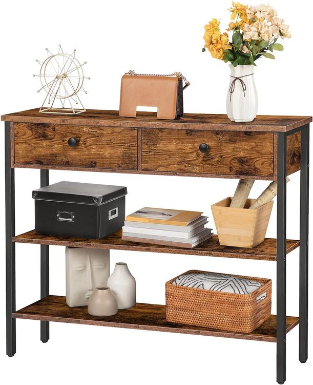 Konsolentisch Flurtisch Mit 2 Schubladen Und 2 Ablagen (Neu und originalverpackt) in Lachen SZ ...