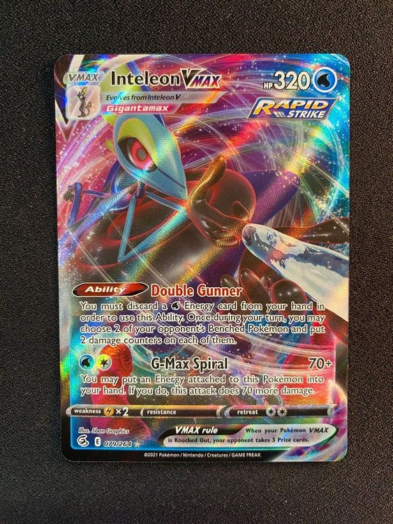 Inteleon Vmax EN Fusion Strike (Gebraucht) in Dulliken für CHF 5 – mit ...