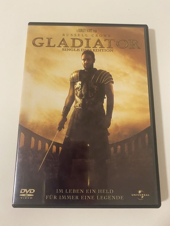Gladiator DVD, Ridley Scott, Russell Crowe, Top Zustand! (Gebraucht) in ...