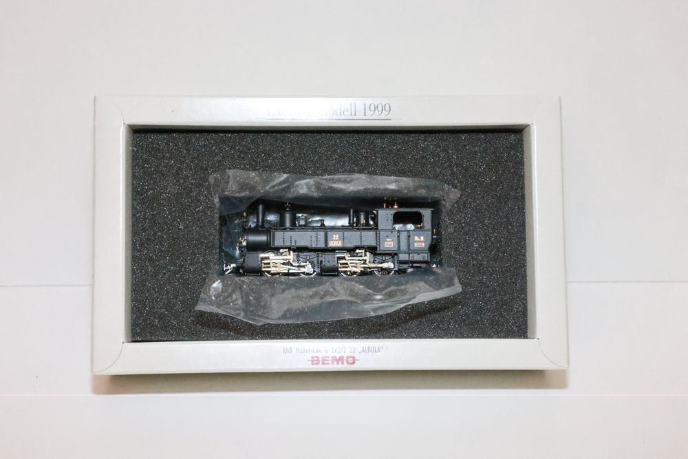 RhB Mallet G 2x2/2 22 "Albula" H0m Bemo 1293 112 - lesen! (Neu (gemäss ...