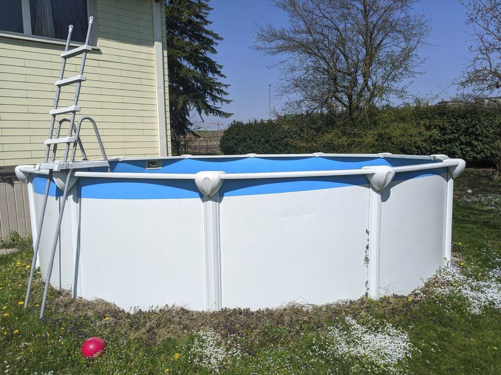 Pool rund 550 cm 30 m3 Wasser | Kaufen auf Ricardo