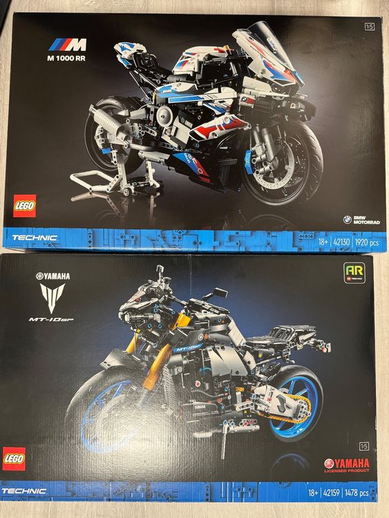 LEGO Technic BMW und Yamaha Motorräder (42130 + 42159) (Neu und ...