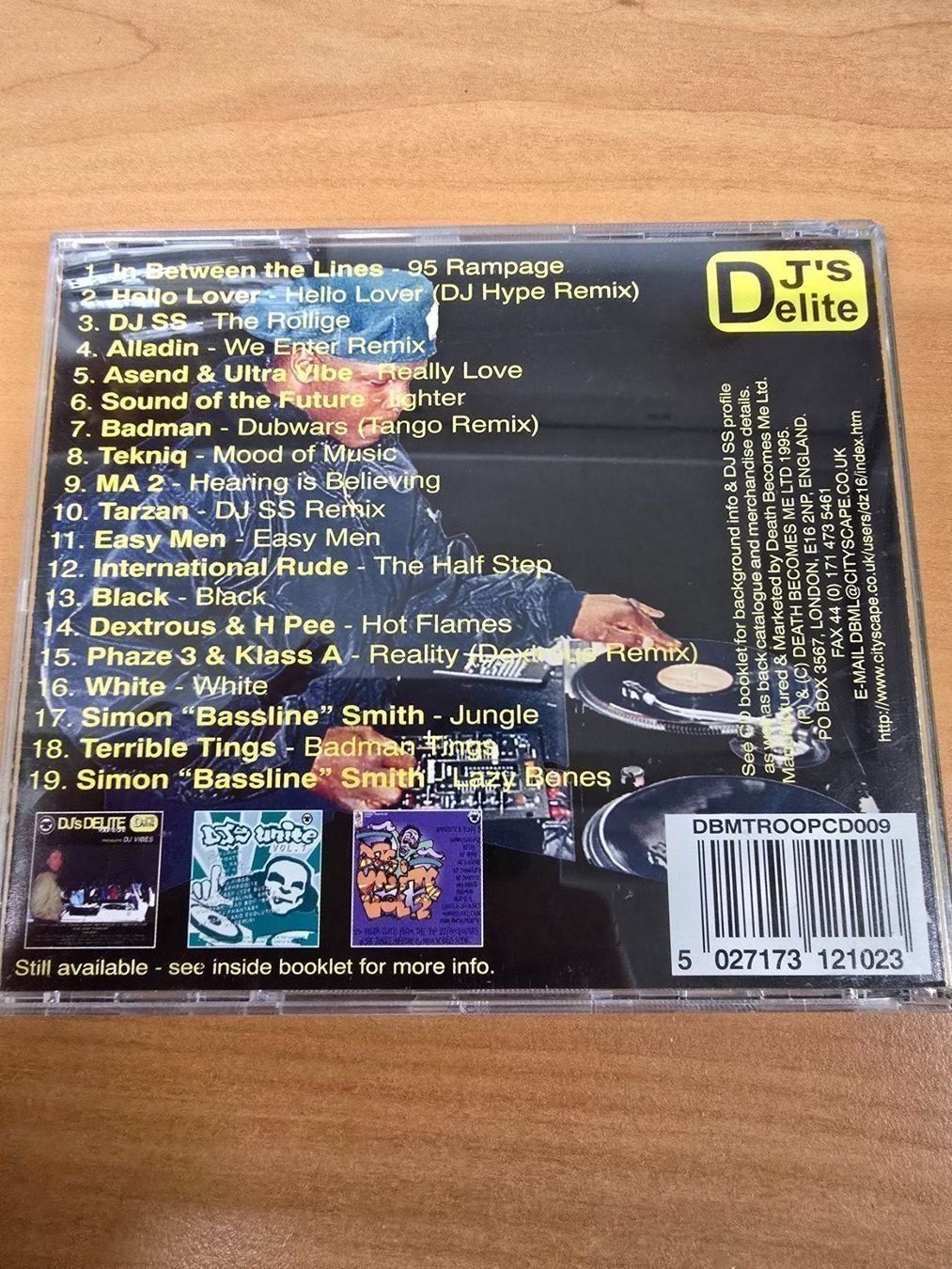CD - DJ SS – DJ's Delite Volume Two Presents DJ SS (1995) (Gebraucht ...