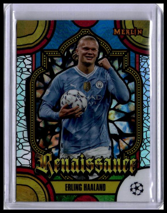 2023-24 Topps Merlin UEFA Erling Haaland Renaissance R-12 (Gebraucht ...