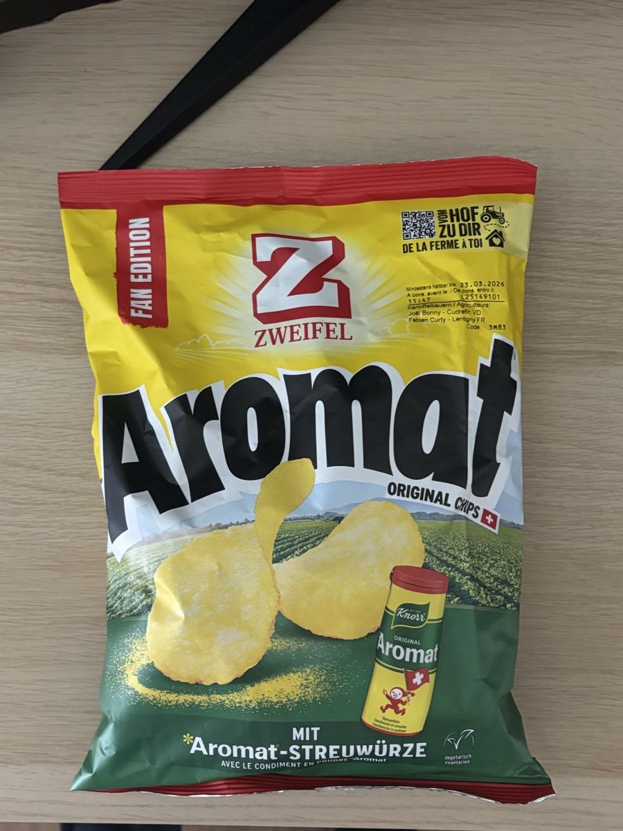 Zweifel Aromat Chips Fan Edition – Neue Limited Edition! (Neu und ...