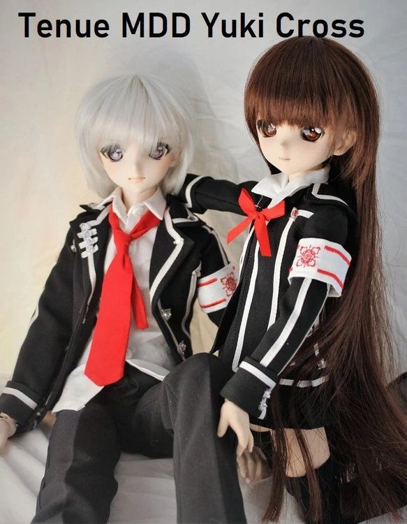 Tenue Mini dollfie dream Vampire Knight, Yuki Cross, BJD, (Neu (gemäss ...