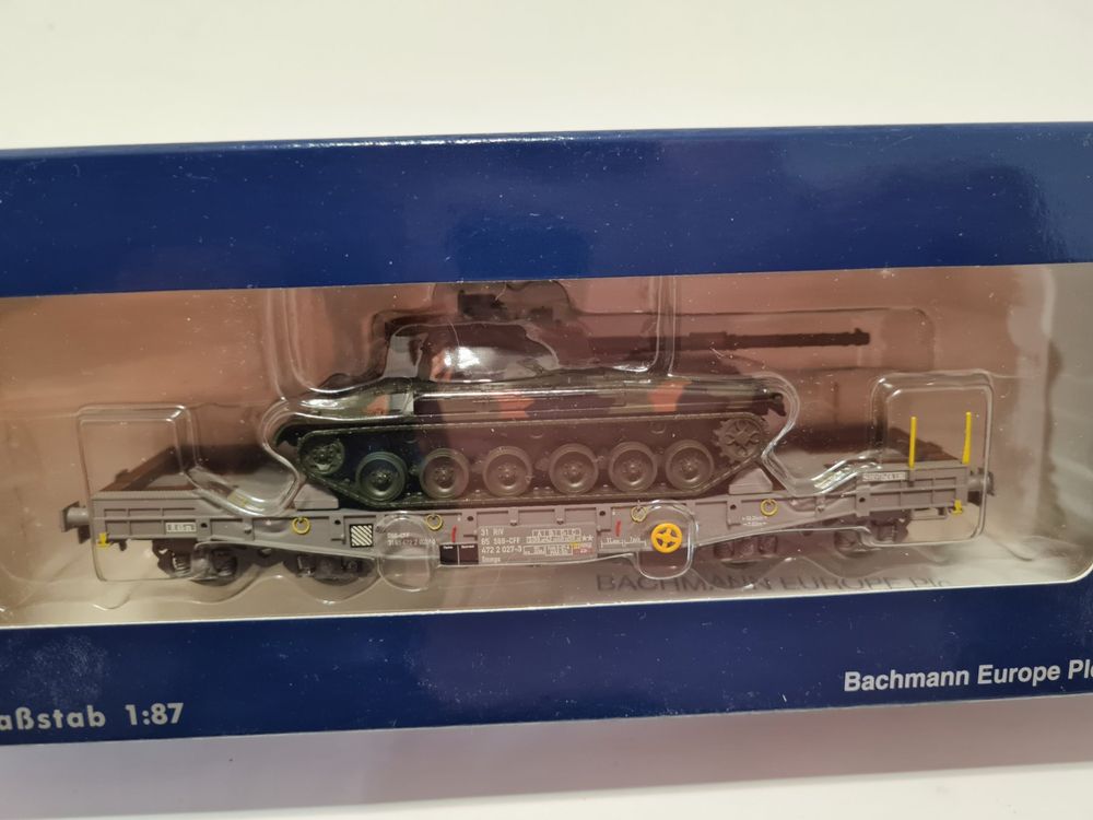 Liliput L235881 Transportwagen Panzer 68 SBB Smmps31 (2) H0 (Neu (gemäss Beschreibung)) in ...