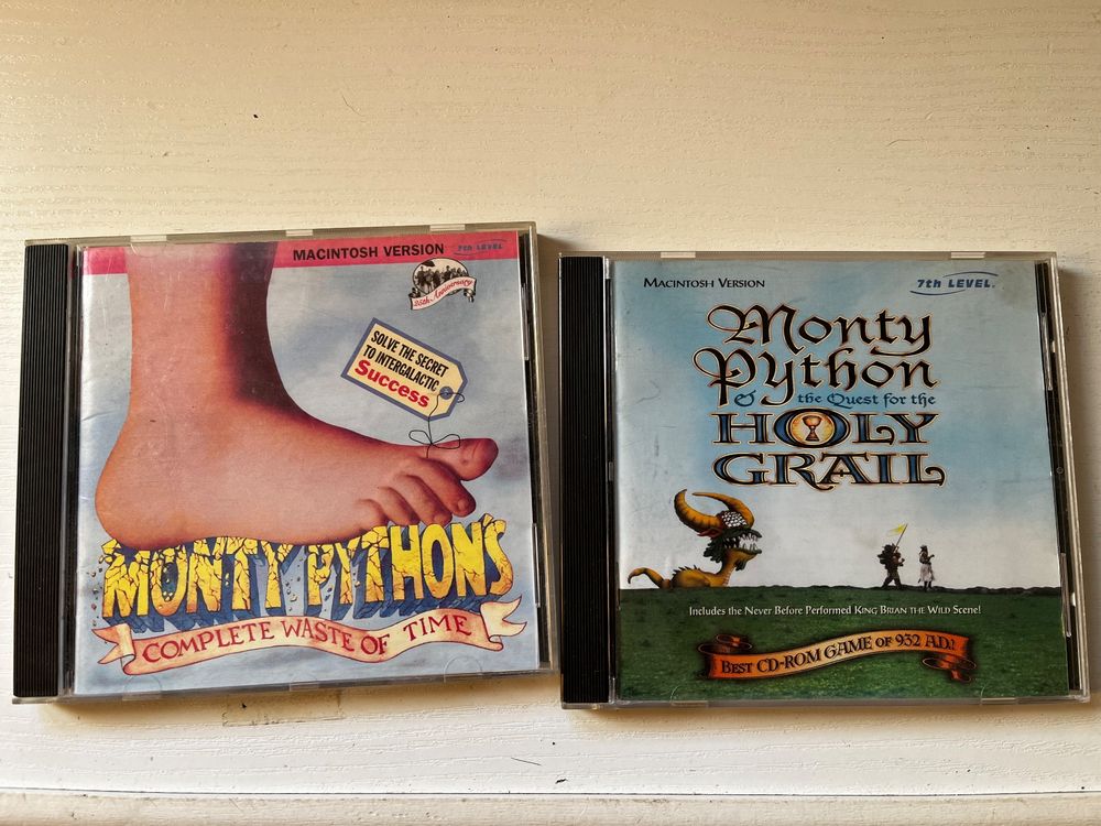 Monty Python Games CDs de 1994 & 96, Macintosh (old MacOS 9) | Kaufen ...