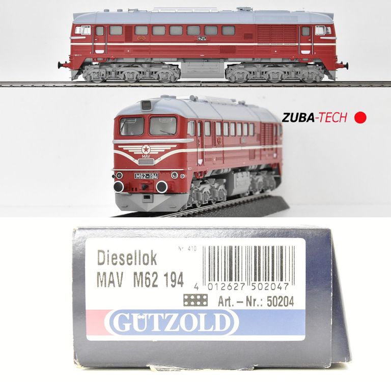 Gützold 50204 Diesellok M62 MAV H0 GS Analog mit OVP (Gebraucht) in St. Gallen für CHF 351 – mit ...