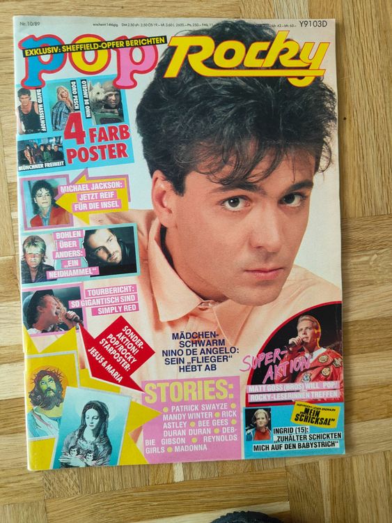 Pop Rocky Zeitschrift 10/1989 (Gebraucht) in Langendorf für CHF 10 – mit Lieferung auf Ricardo ...
