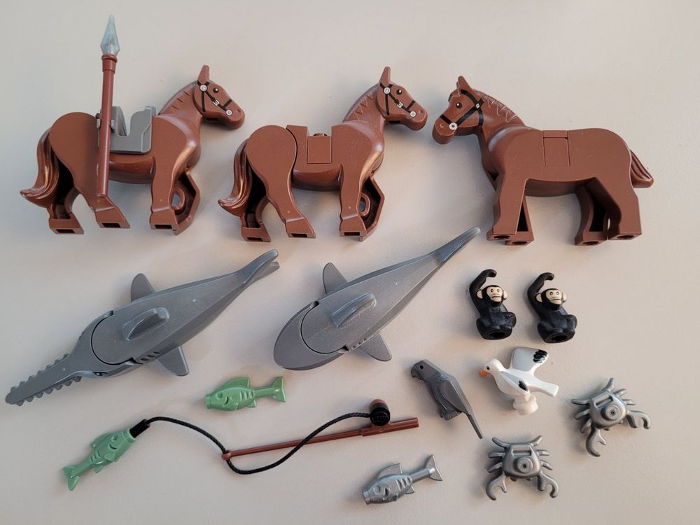 Lego Minifiguren Tiere Pferde Haie | Kaufen auf Ricardo