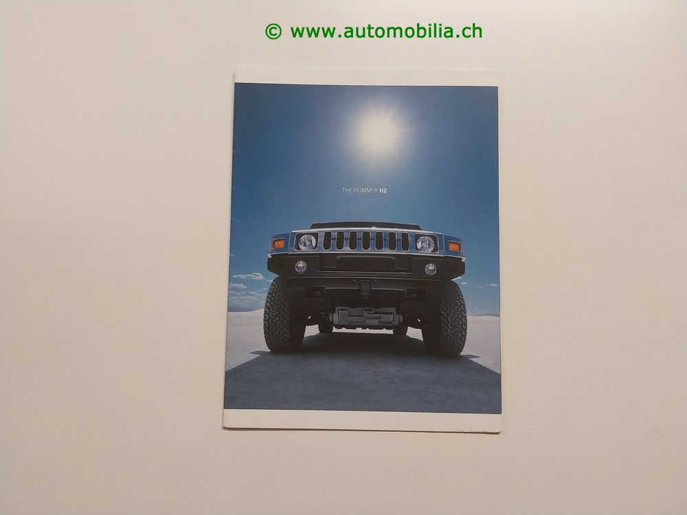 Hummer H2 Prospekt/Poster deutsch (Gebraucht) in Weingarten-Kalth für ...
