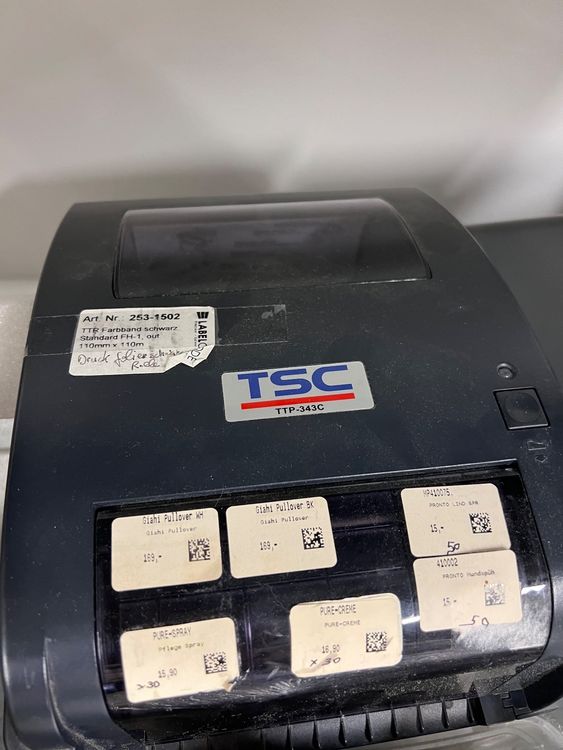 TSC TTP-343C Thermo Transfer 300DPI Etiketten Drucker | Kaufen auf Ricardo