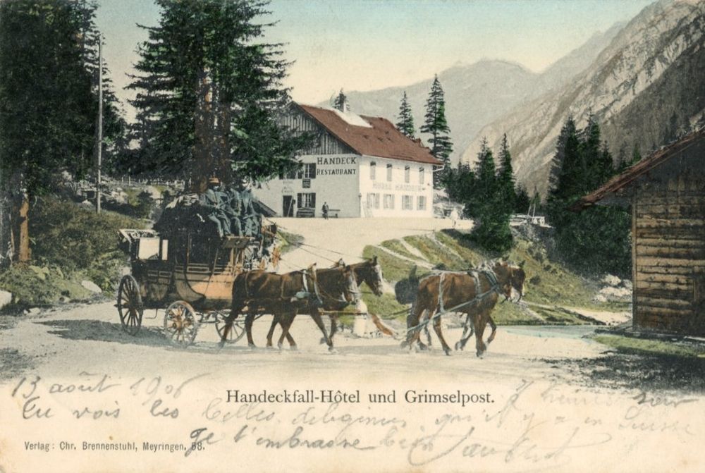 Handeck BE / Grimsel -Post um 1906 (Gebraucht) in Niedergesteln für CHF 7.2 – mit Lieferung auf ...
