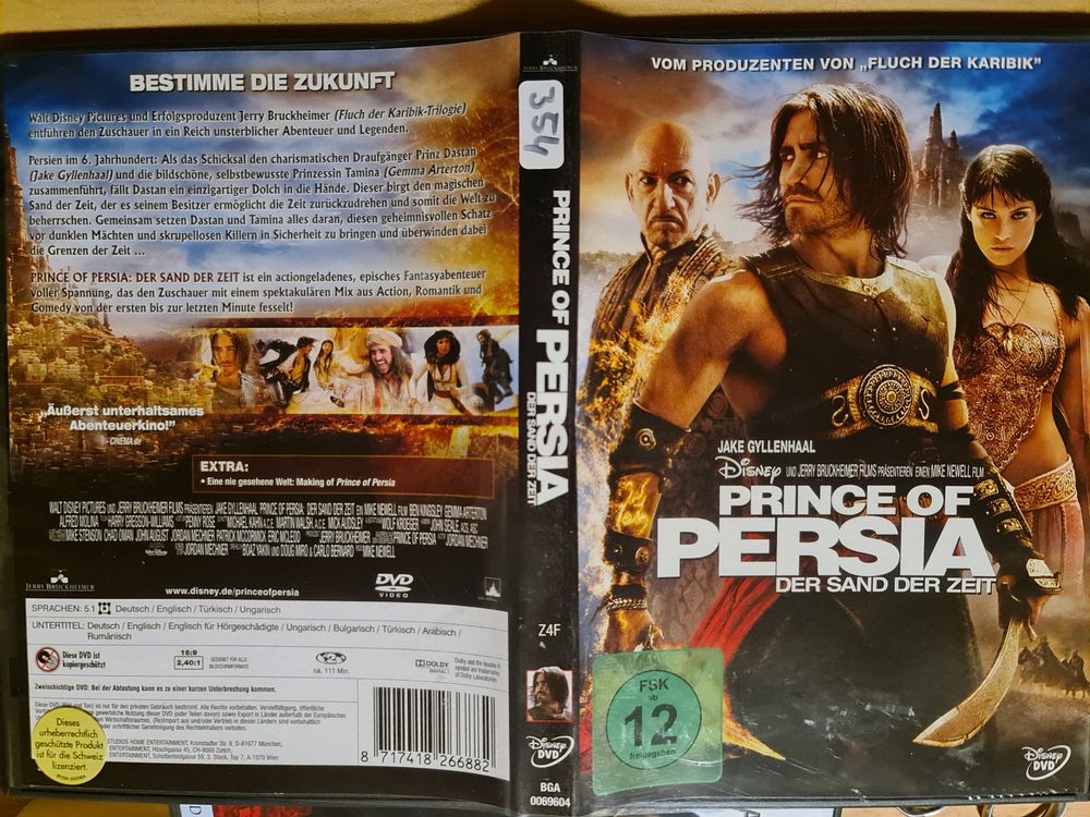 Prince of Persia - Der Sand der Zeit - DVD (Gebraucht) in Dintikon für CHF 1.9 – mit Lieferung ...