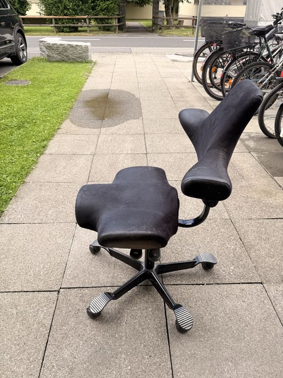 Hag Capisco Bürostuhl Lederbezug schwarz (D'occasion) à Bad Ragaz pour ...