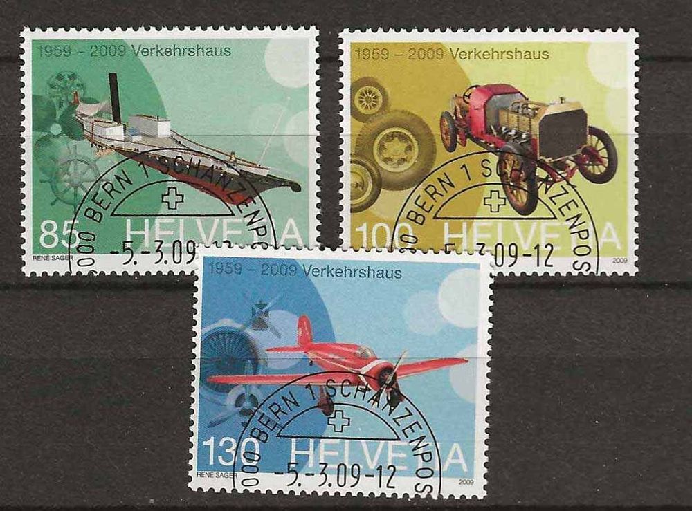 M1302 - Musée des transports 1er jour (Gebraucht) in Trélex für CHF 3 ...