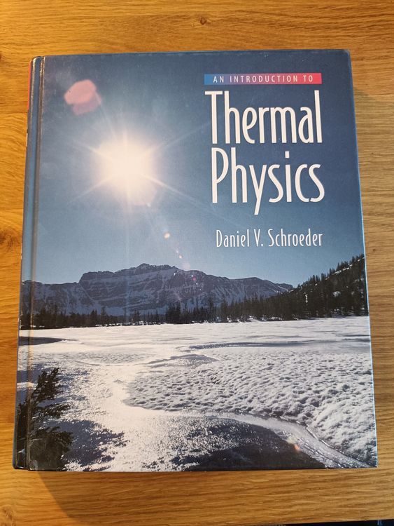 Thermal Physics - Daniel V. Schroeder (Gebraucht) in Zurich für CHF 20 – mit Lieferung auf ...