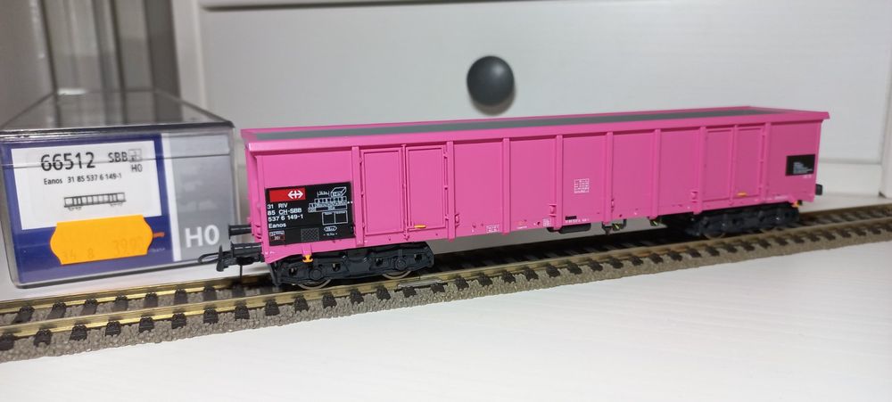Roco 66512 SBB CFF Eanos pink H0 1:87 DC | Kaufen auf Ricardo