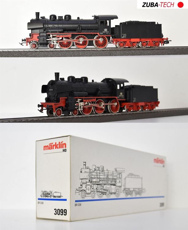 Märklin 3099 Dampflok BR 038 DB H0 WS OV (Gebraucht) in St. Gallen für CHF 50.5 – mit Lieferung ...