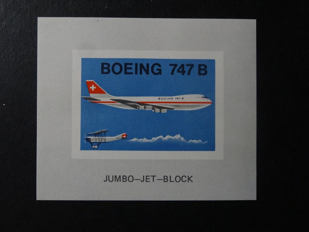 JUMBO - JET Block ** BOEING 747B (Gebraucht) in Anwil für CHF 2 – mit ...