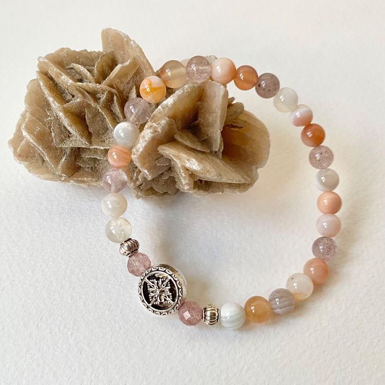 Achat, Karneol, Quarz Armband/Bracelet agate, cornaline | Kaufen auf Ricardo