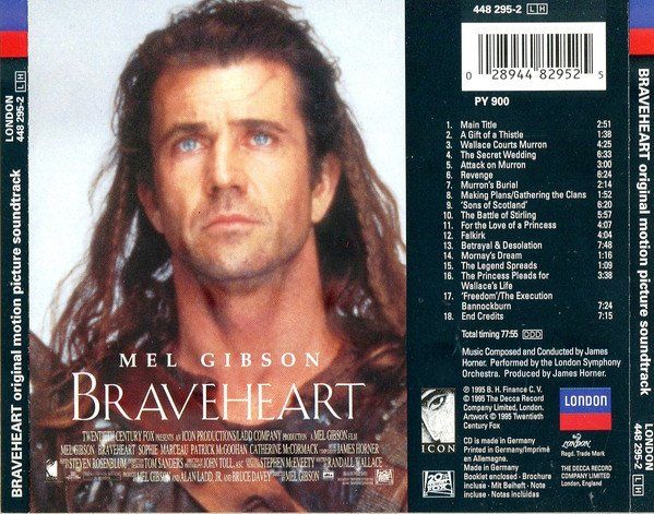 James Horner ‎– Braveheart (CD, Soundtrack) (D'occasion) à Vevey pour ...