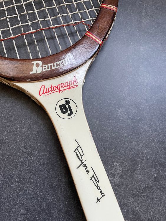 Vintage Tennis Racket Bancroft Björn Borg 1974-1981 Holz (Gebraucht) in ...