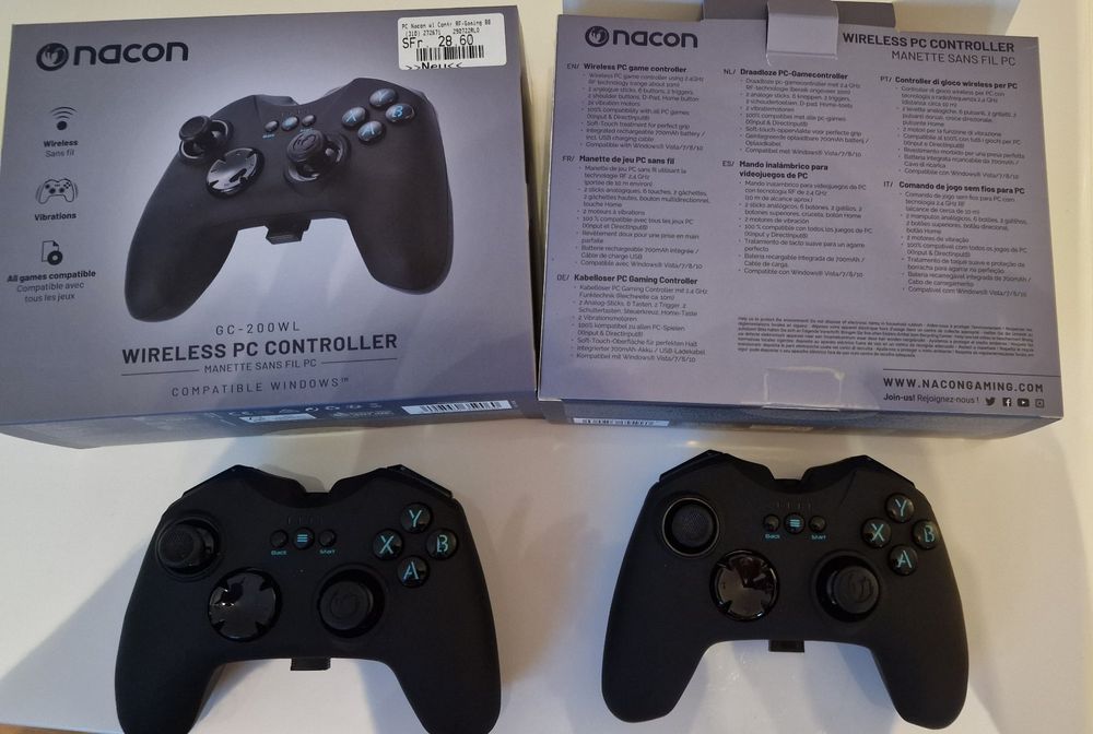 2x Nacon Wireless Controller PC | Kaufen auf Ricardo