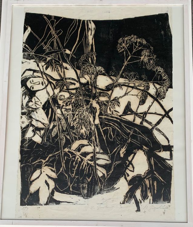 Martin ZIEGELMUELLER (1935) Großes Holzschnitt Handsigniert (Gebraucht) in Root für CHF 105 ...