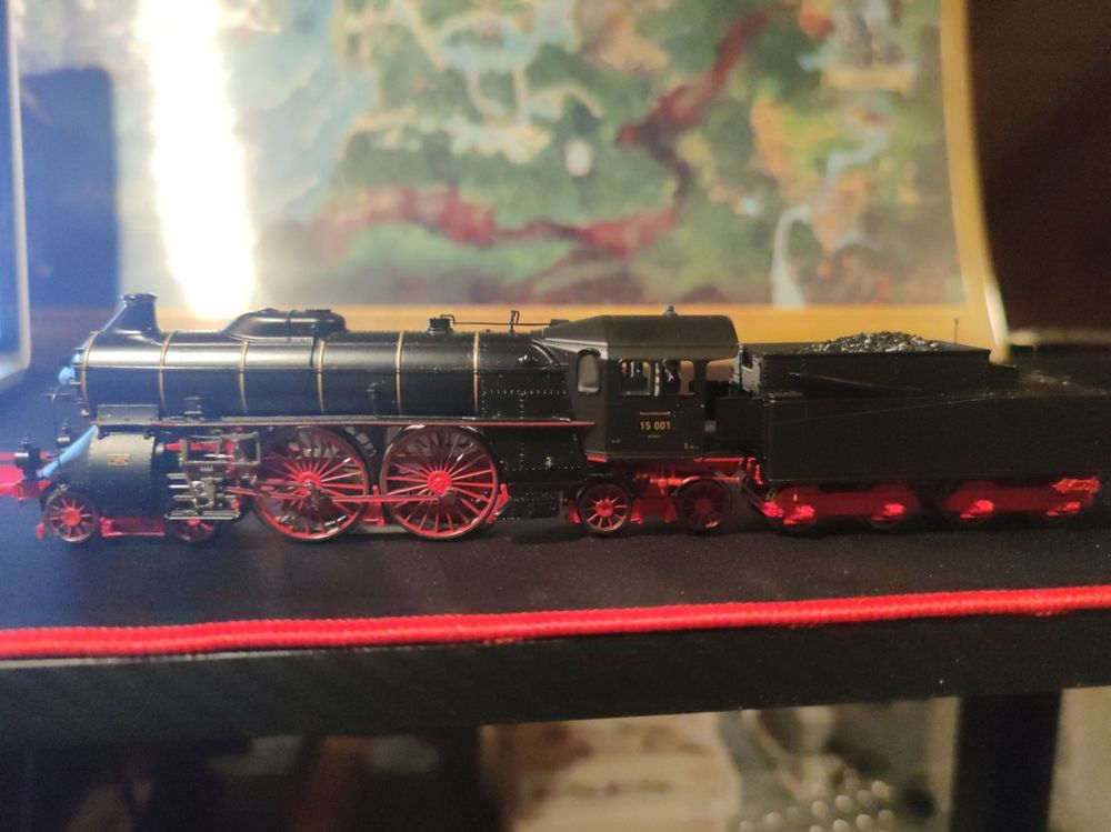 Brawa 0653 S 2/6 Br 15 001 AC dig. mit 3 Wagen der K.P.E.V. (Neu ...