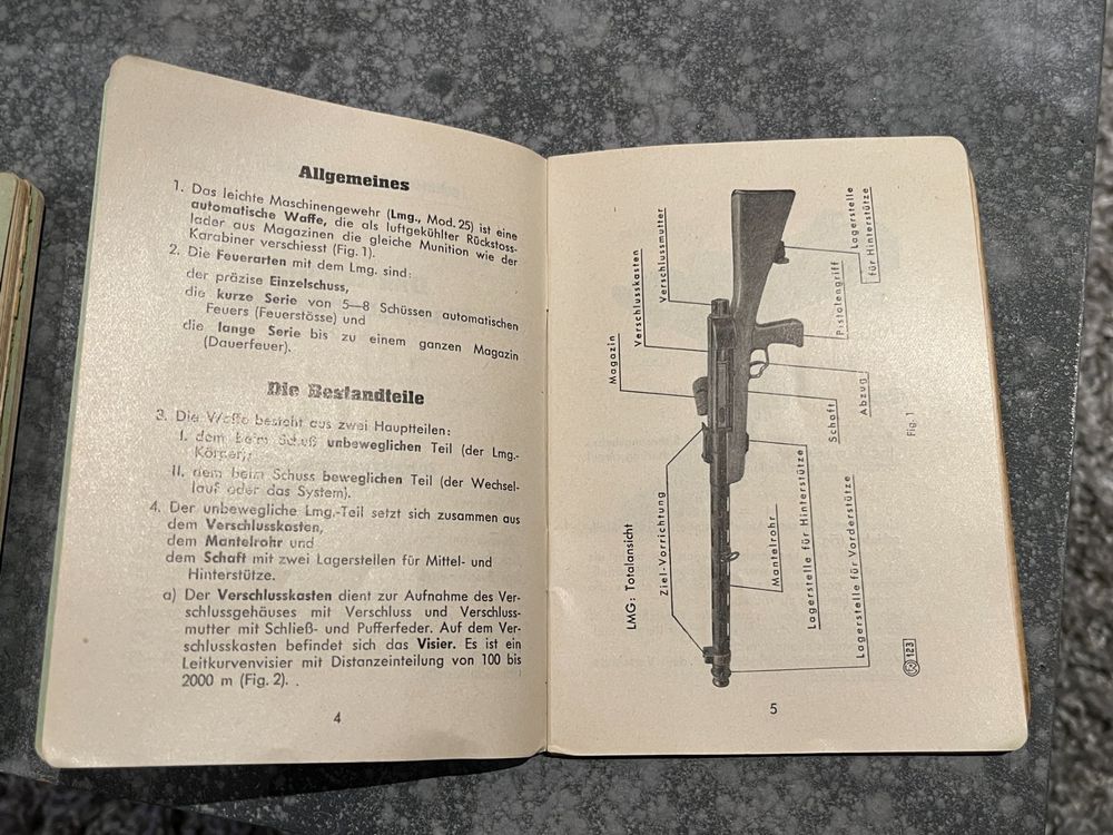 das leichte Maschinengewehr, LMG 25, tech. Regl. T 2 d, 1939 (Gebraucht ...
