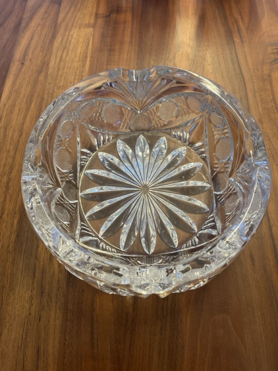 Kristall Aschenbecher Vintage Bleikristall Rarität 💎 (Gebraucht) in ...