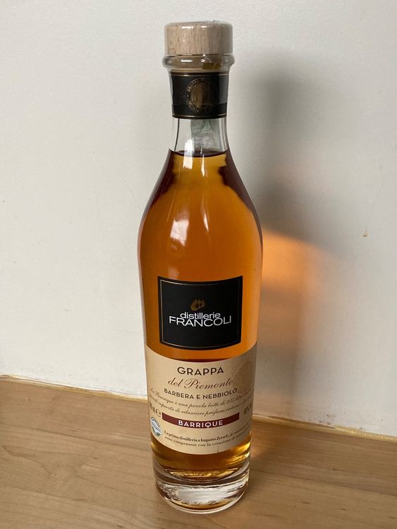 Grappa del Piemonte - Francoli - Barrique - 500 ml - 40% Vol (Neu und originalverpackt) in ...
