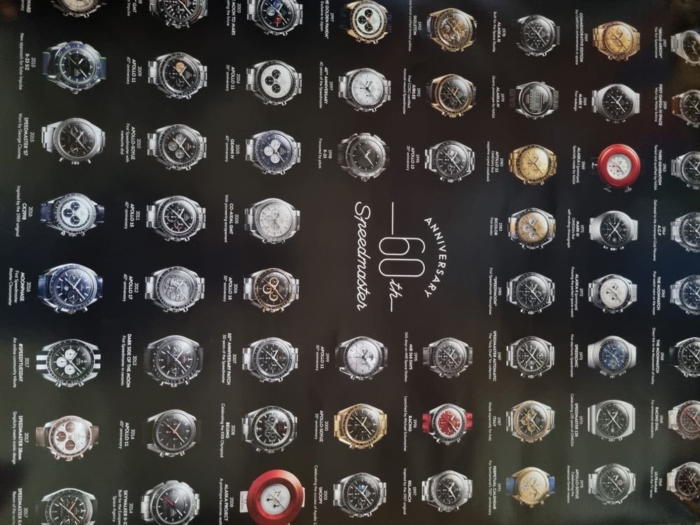 Omega Speedmaster Poster | Kaufen auf Ricardo