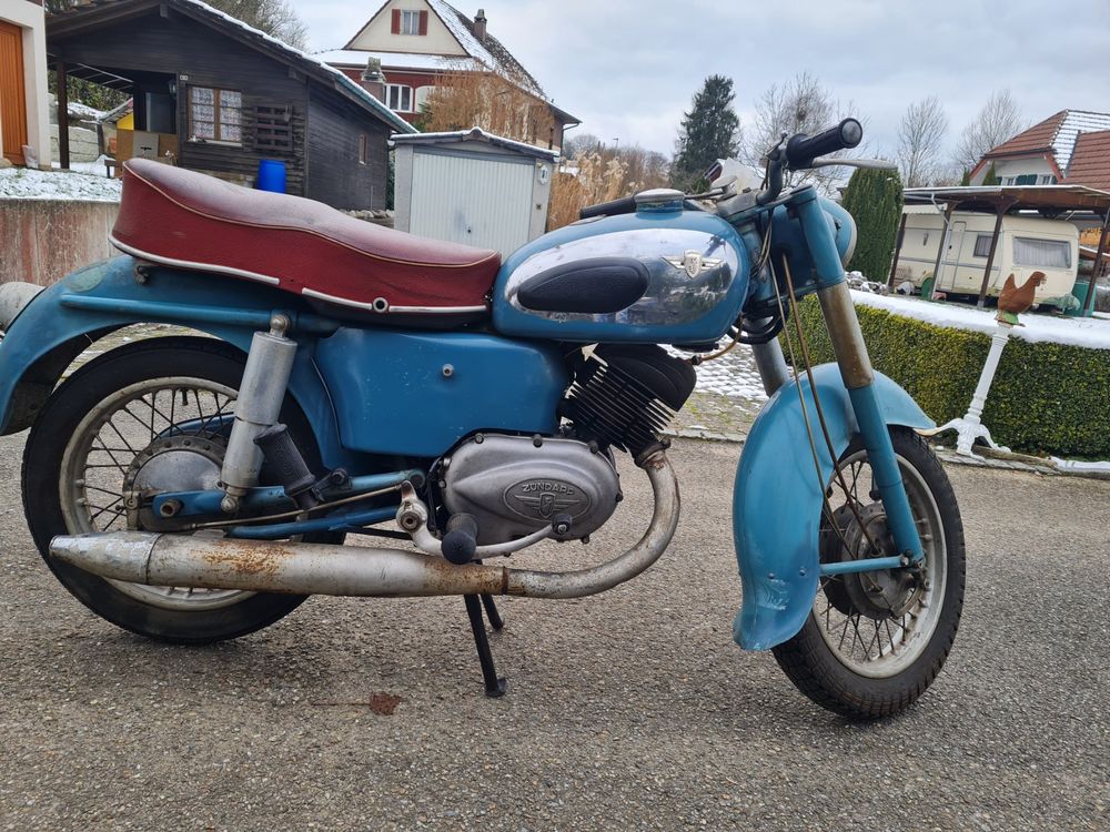 Zündapp 250 S Trophy Bj59 CH Papiere Oldtimer Scheunenfund (Gebraucht ...