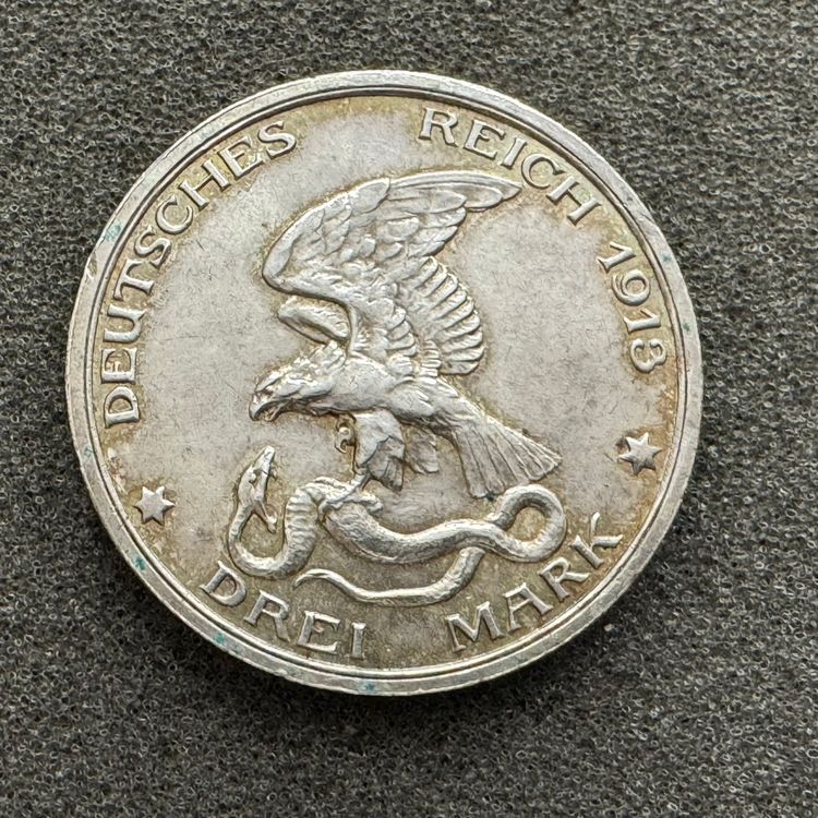 3 Mark Silber Deutschland Preussen 1913 - 1 | Kaufen auf Ricardo 3 Mark Silber Deutschland Preussen 1913 - 1 | Kaufen auf Ricardo