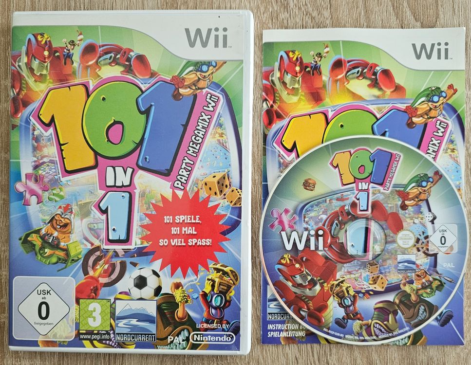 101 in 1 Party Megamix (Wii) (Gebraucht) in Holziken für CHF 15 – mit ...