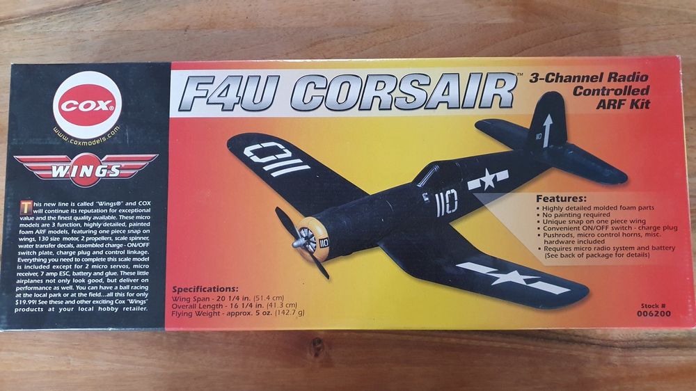 COX Micro Warbird F4U Corsair (Neu (gemäss Beschreibung)) in ...