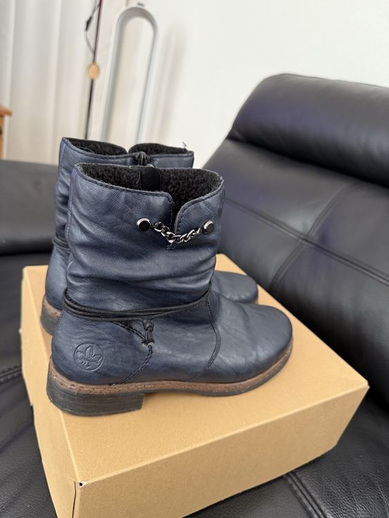 Rieker Stiefeletten, dunkelblau, G:39 | Kaufen auf Ricardo