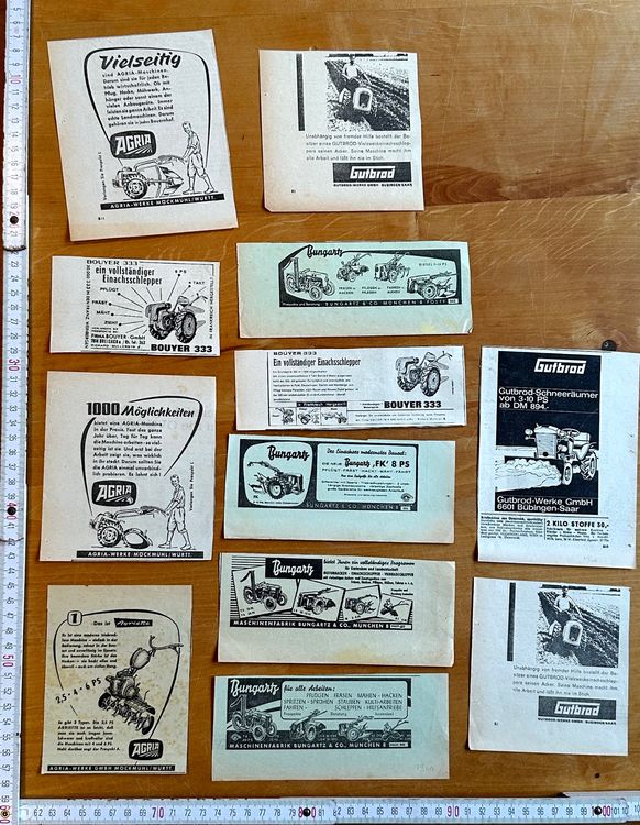 12 antike, coole Werbung, Landwirtschaft alt ab 1.- (Gebraucht) in ...