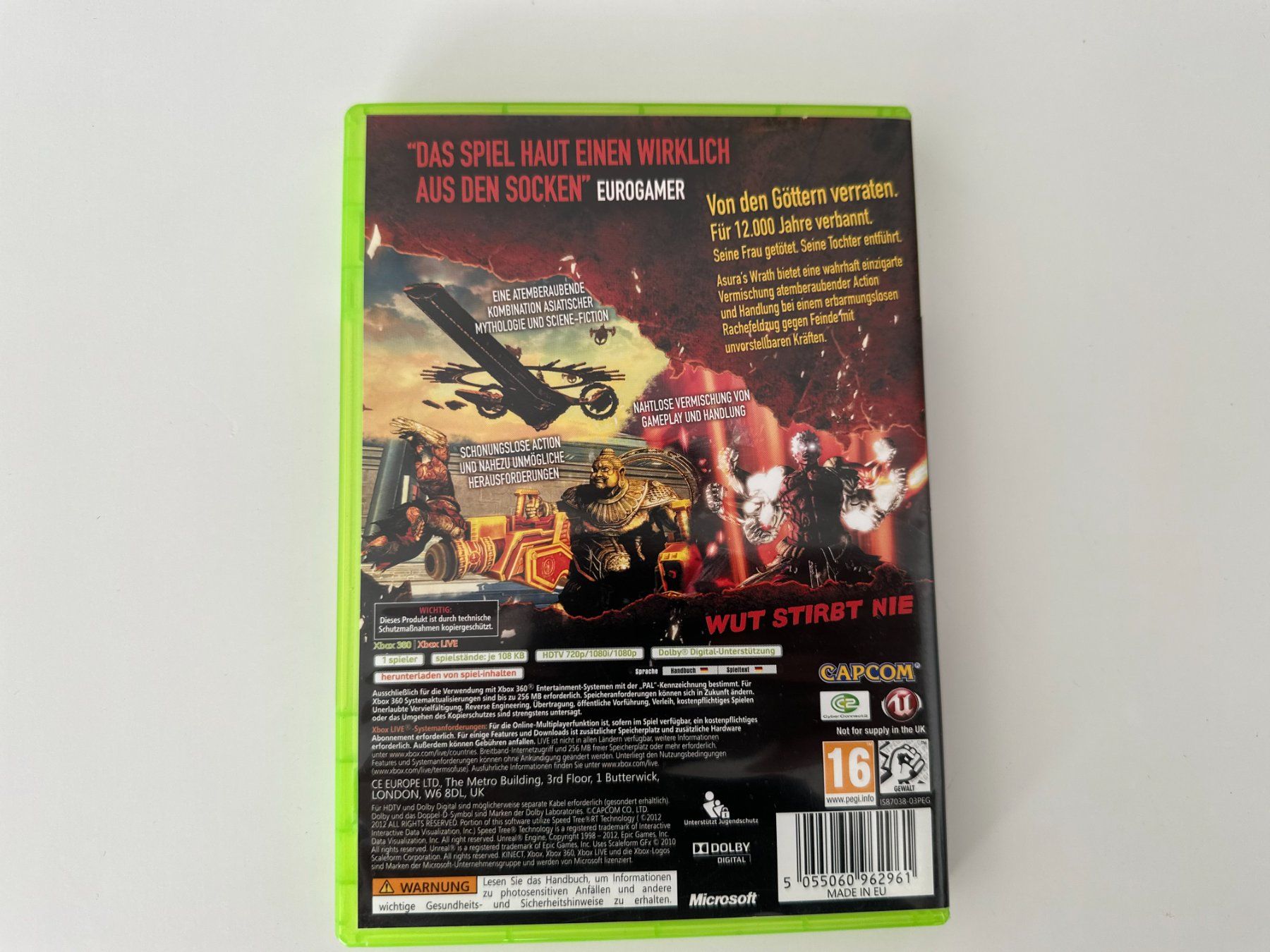 Asura's Wrath, Xbox 360, Xbox One, Xbox Series X (Gebraucht) in Couvet ...