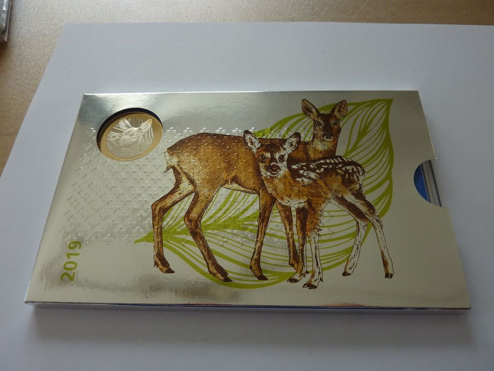 Schweizer Münzsatz : Reh 2019 , Polierte Platte (Neu und originalverpackt) in Birrwil für CHF 80 ...