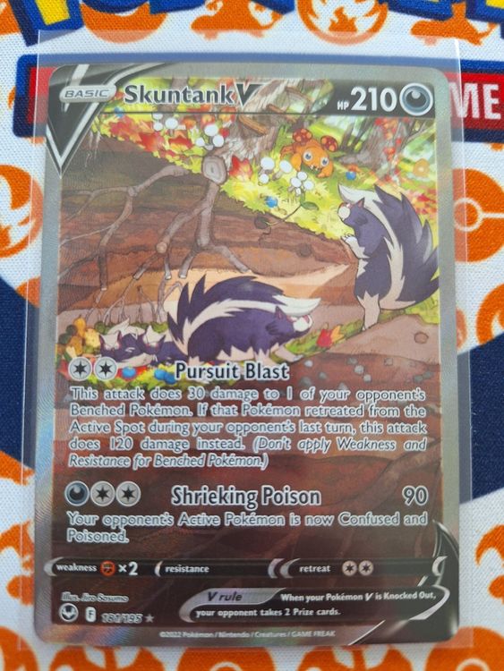 Pokemon Skuntank V SIT 181 Silver Tempest Englisch (Gebraucht) in ...