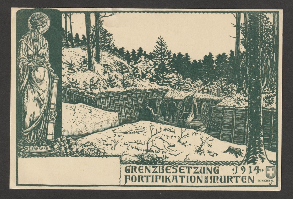 WK1 Einheitskarte Festungstruppen Nr. 5 (Gebraucht) in Siebnen für CHF 15 – mit Lieferung auf ...